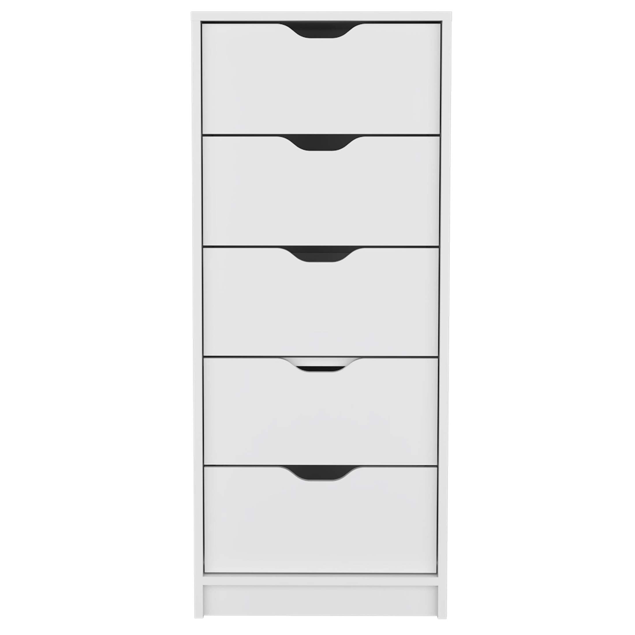 Newboti Furniture Basilea 5 Drawers Tall Dresser, Pull Out System ...