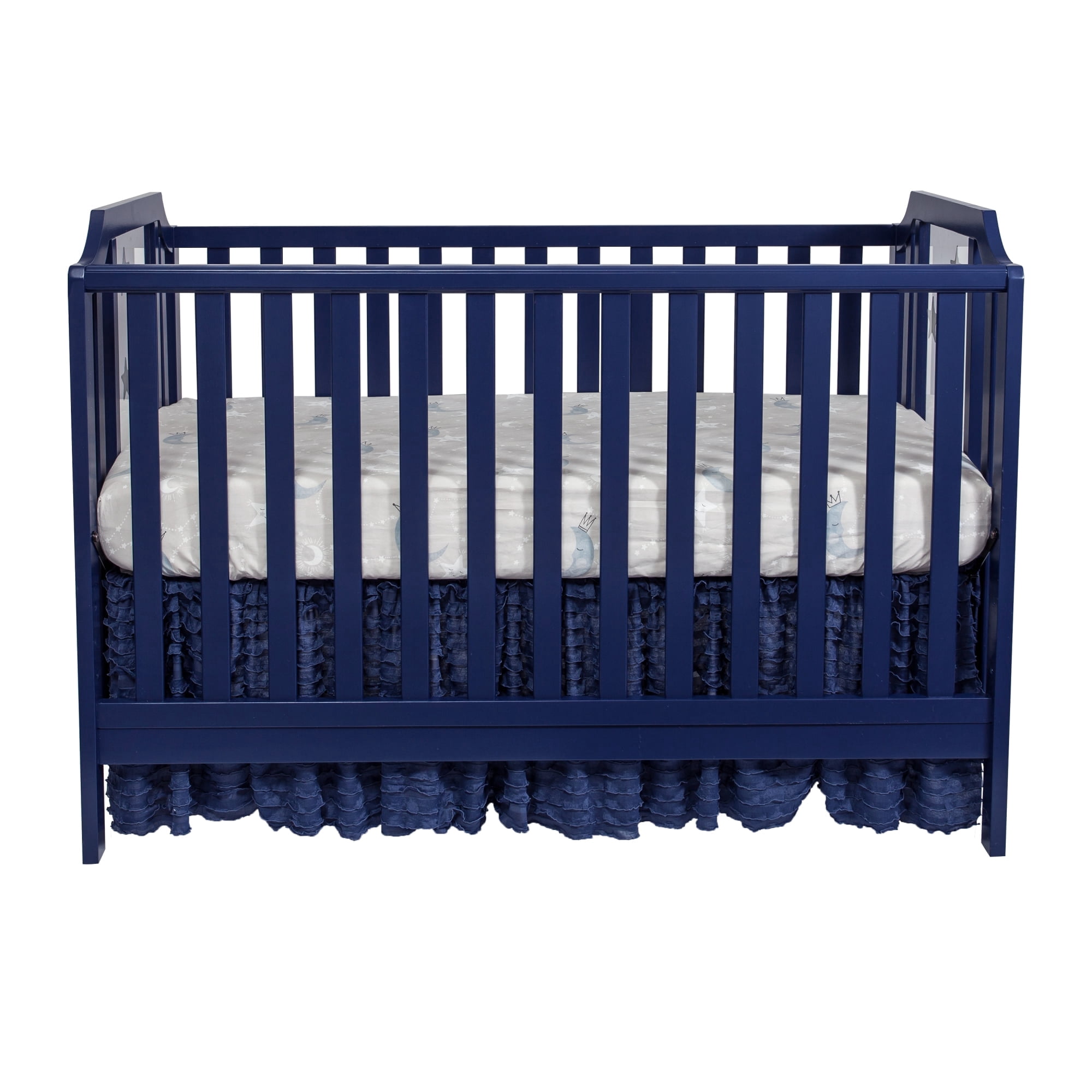 Newboti Furniture Celeste 3-in-1 Convertible Island Crib Navy Blue ...