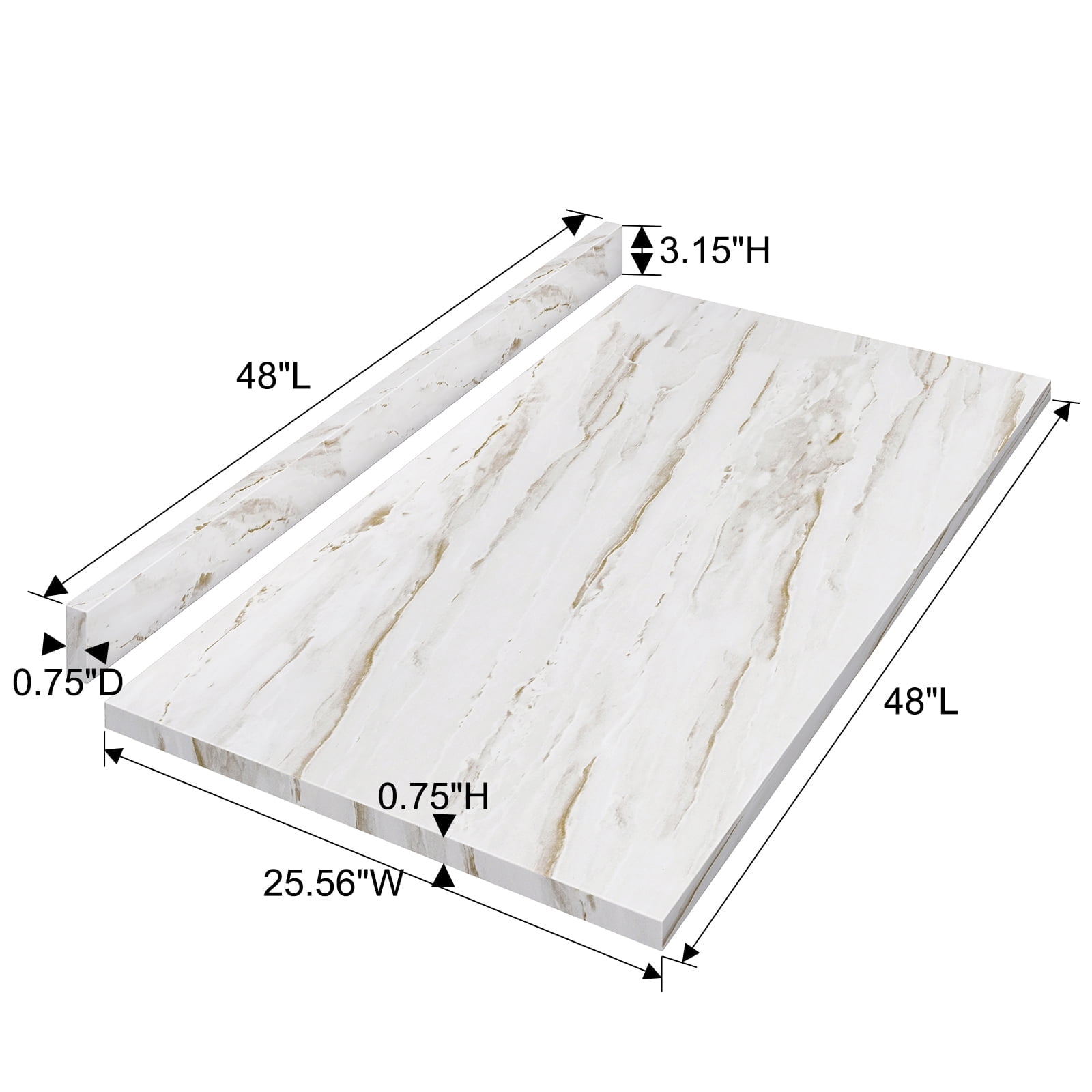 Newboti Furniture Countertop,Wood Countertop for DIY, Washer Dryer ...