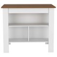 Newboti Furniture Kitchen Island, kitchen table 35" H, Four Legs, Three ...