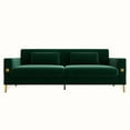 Newboti Furniture P18-RG2(SOFA) Luxury Emerald Green Velvet Sofa with ...