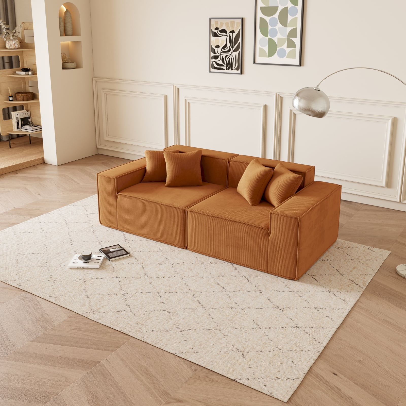 Newboti Furniture Versatile Modular Loveseat Sofa For Modern Living ...