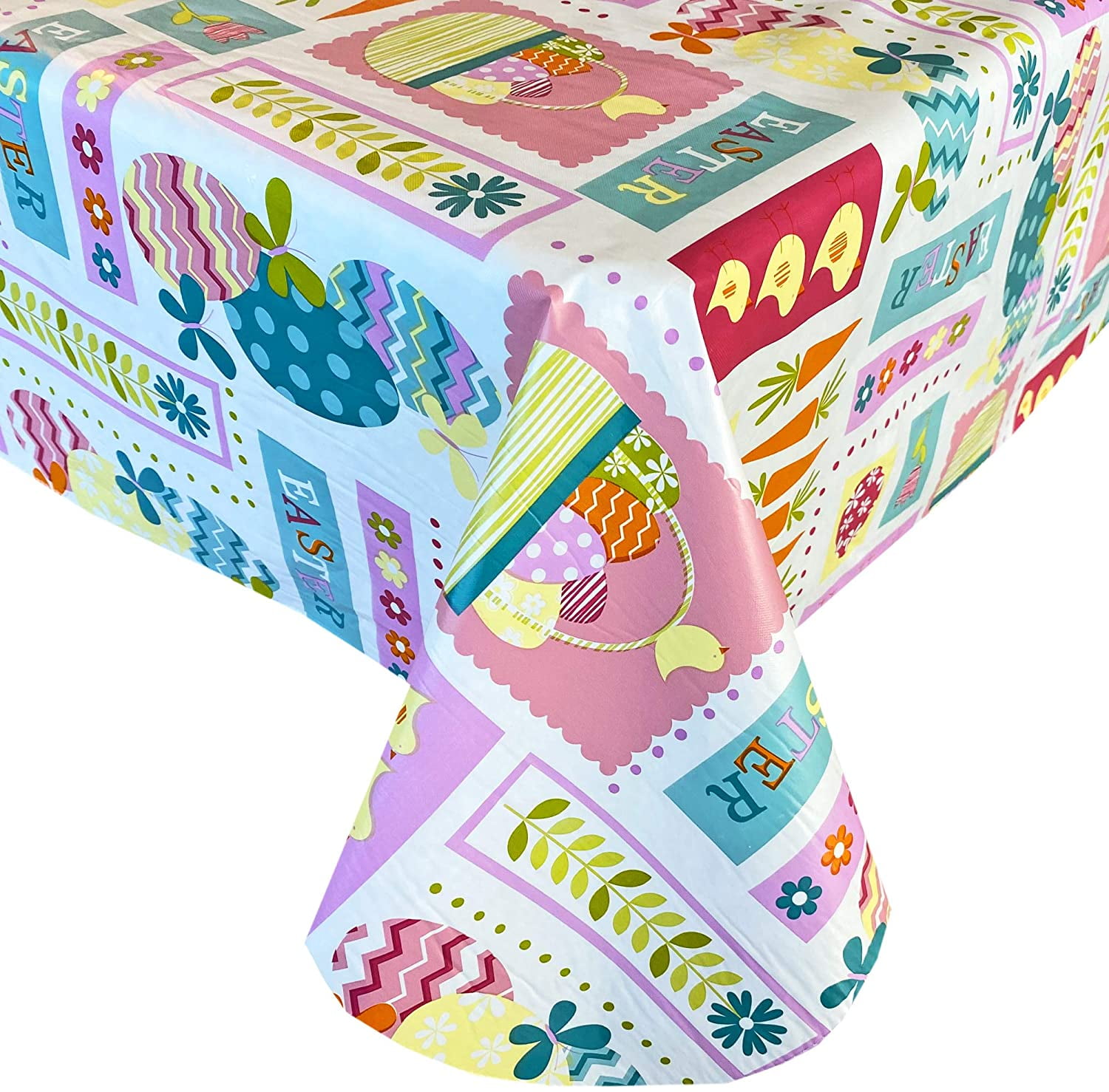 Newbridge Easter Spring Expressions Mod Patchwork Vinyl Flannel Backed ...