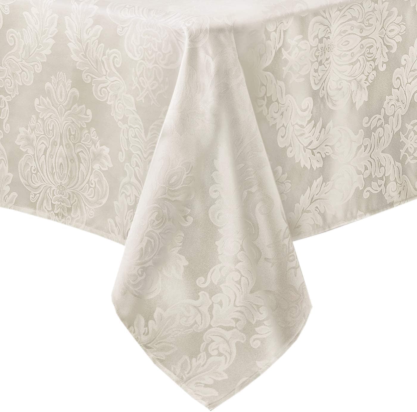 Newbridge Extra Wide Rectangle Fabric Tablecloth, 70 x 168 Inch ...
