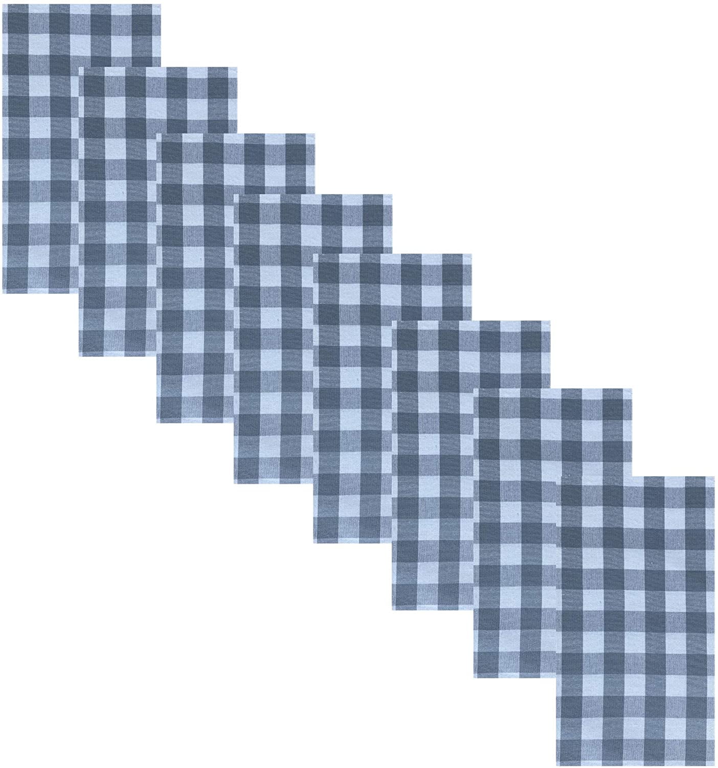 Newbridge Farmhouse Buffalo Check Rustic Cotton Napkins - Cottage Style ...
