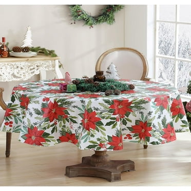 Christmas Holiday Red Ribbons and Bows Damask 60 x 144 inch Rectangle ...