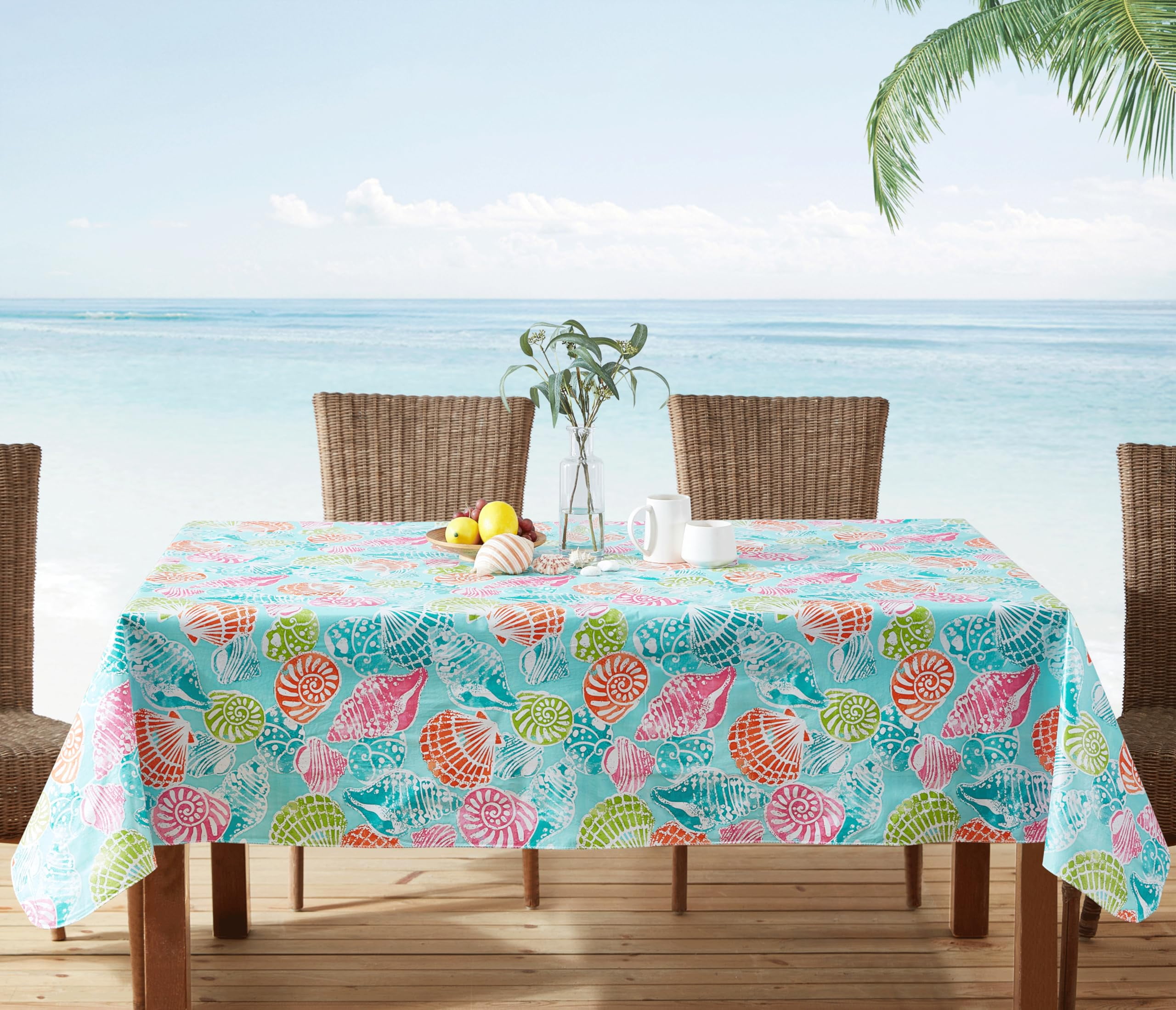 Newbridge Rectangle Vinyl Flannel Backed Tablecloth, 60 x 84 inch ...