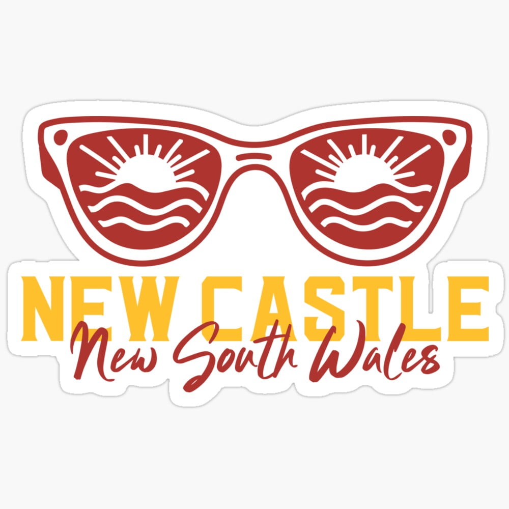 Newcastle Nsw Sticker Phone Decal Water Bottle Stickers Car Decals ...