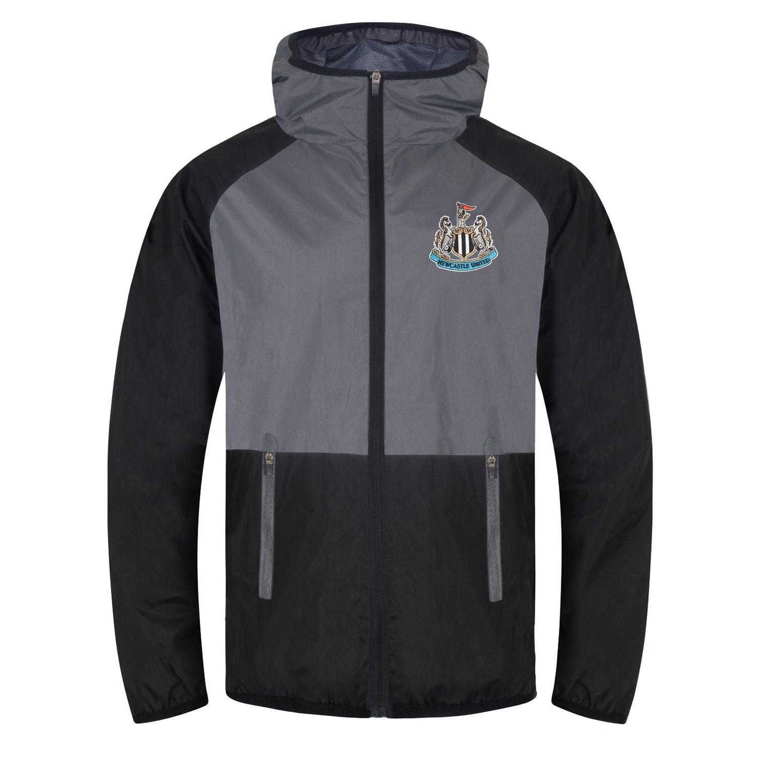 Newcastle United FC Mens Crest Two Tone Windbreaker - Walmart.com
