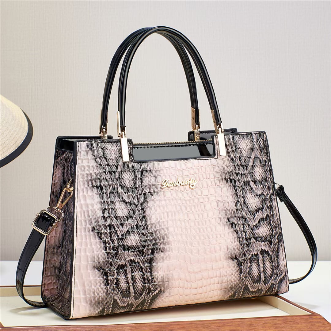 NEWCE bag New 2024 fashion live popular light luxury snake pattern ...