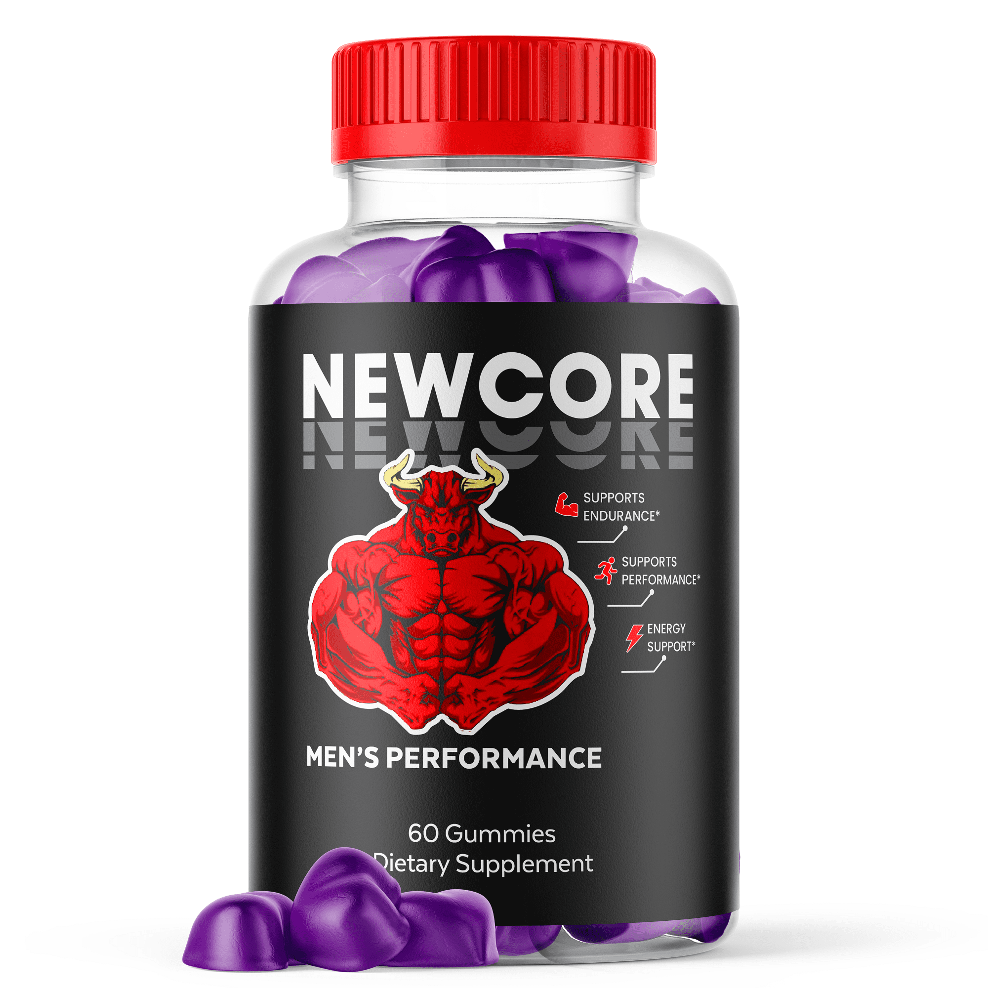 Newcore Gummies Advanced Formula All Natural Vitamin Supplement 60 ...