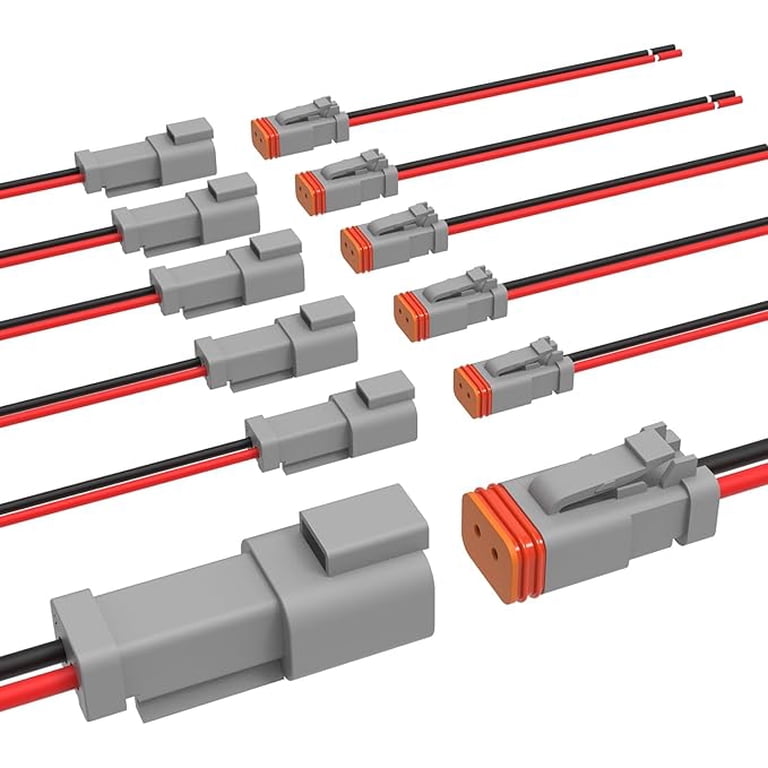 2 Pin Waterproof Connector 2 Pin Male And Female Waterproof Connector