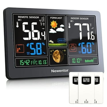 AcuRite Color Forecaster with Temperature and Humidity Gauge, LCD ...