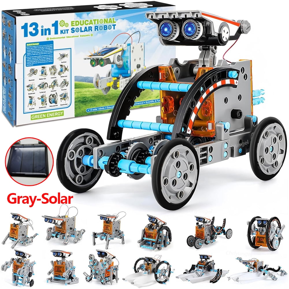 Newest 13 in 1 Solar Robot Kit STEM Educational Toy DIY Science ...