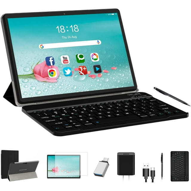 2024 2 in 1 Android Tablet, 4GB+64GB, 10.1 inch, Dual Camera, 6000mAh ...