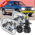 Newest 7X6 Projector Halo LED Headlight Hi/Lo For 82-93 Chevy S10 ...
