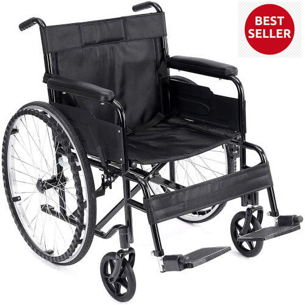 Drive Streak Ultra-Lightweight Wheelchair, Wide Seat, Flip-Back Arms ...