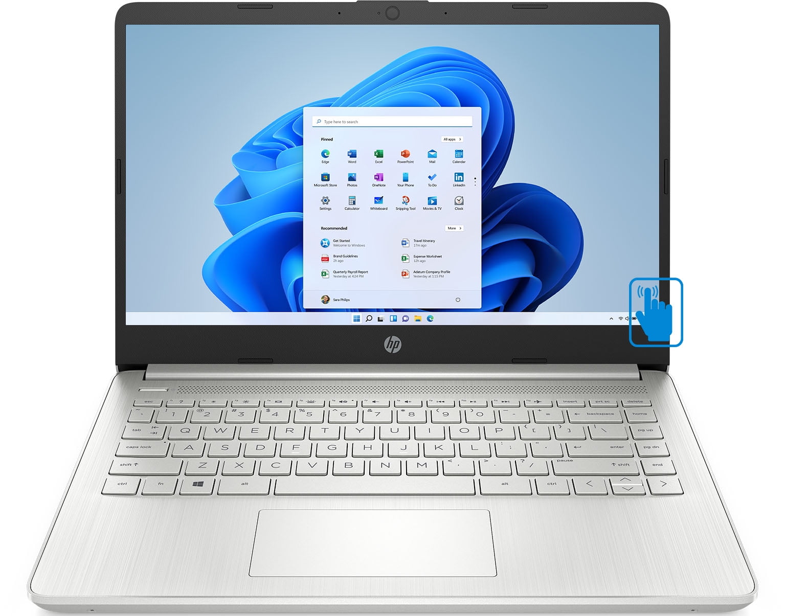 Newest HP 14.0" 60Hz Touchscreen HD IPS Laptop (Intel i3-1115G4 2-Core ...