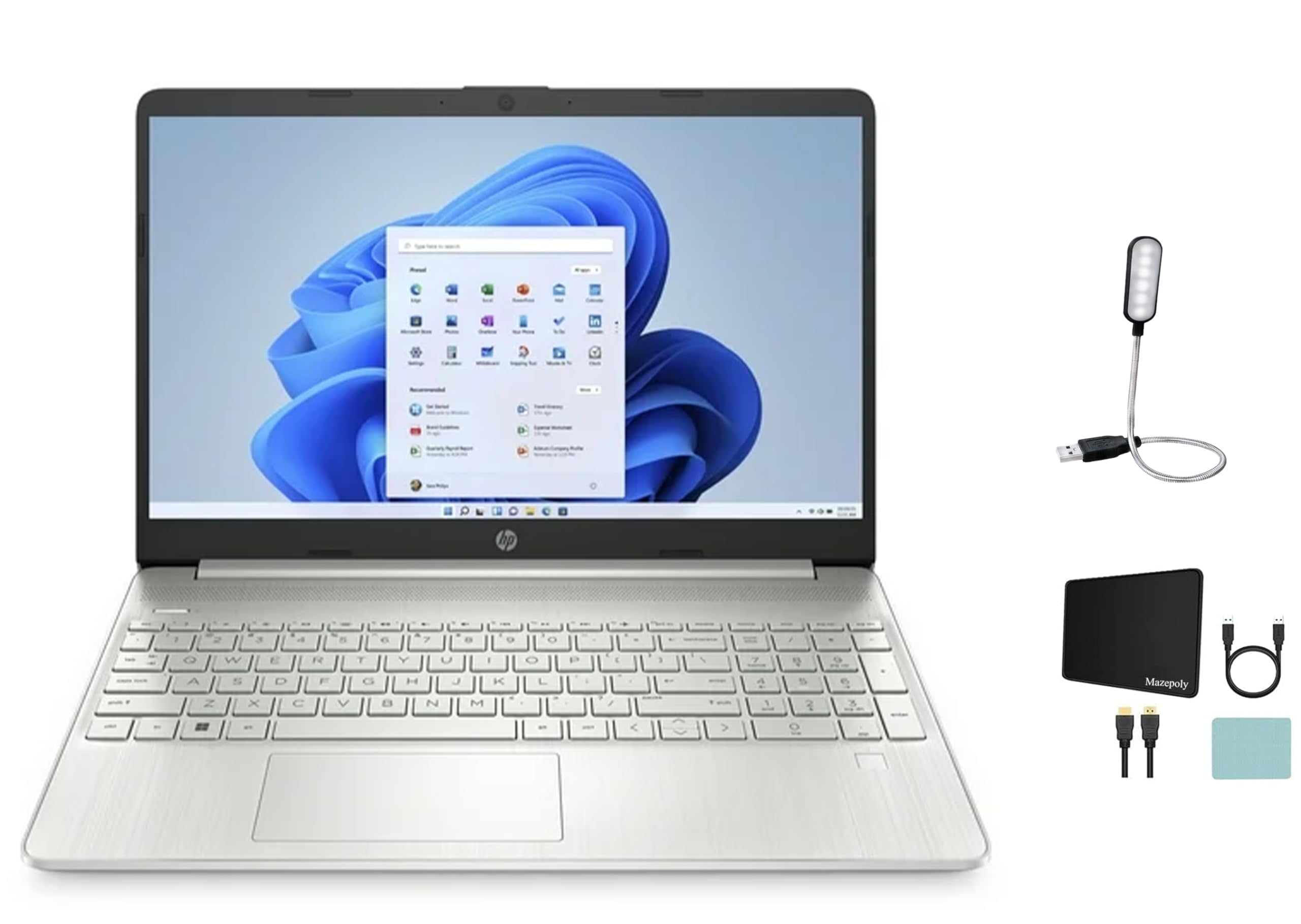 Newest HP 15.6-inch HD Touchscreen Laptop PC, 11th Gen Intel Quad-Core ...