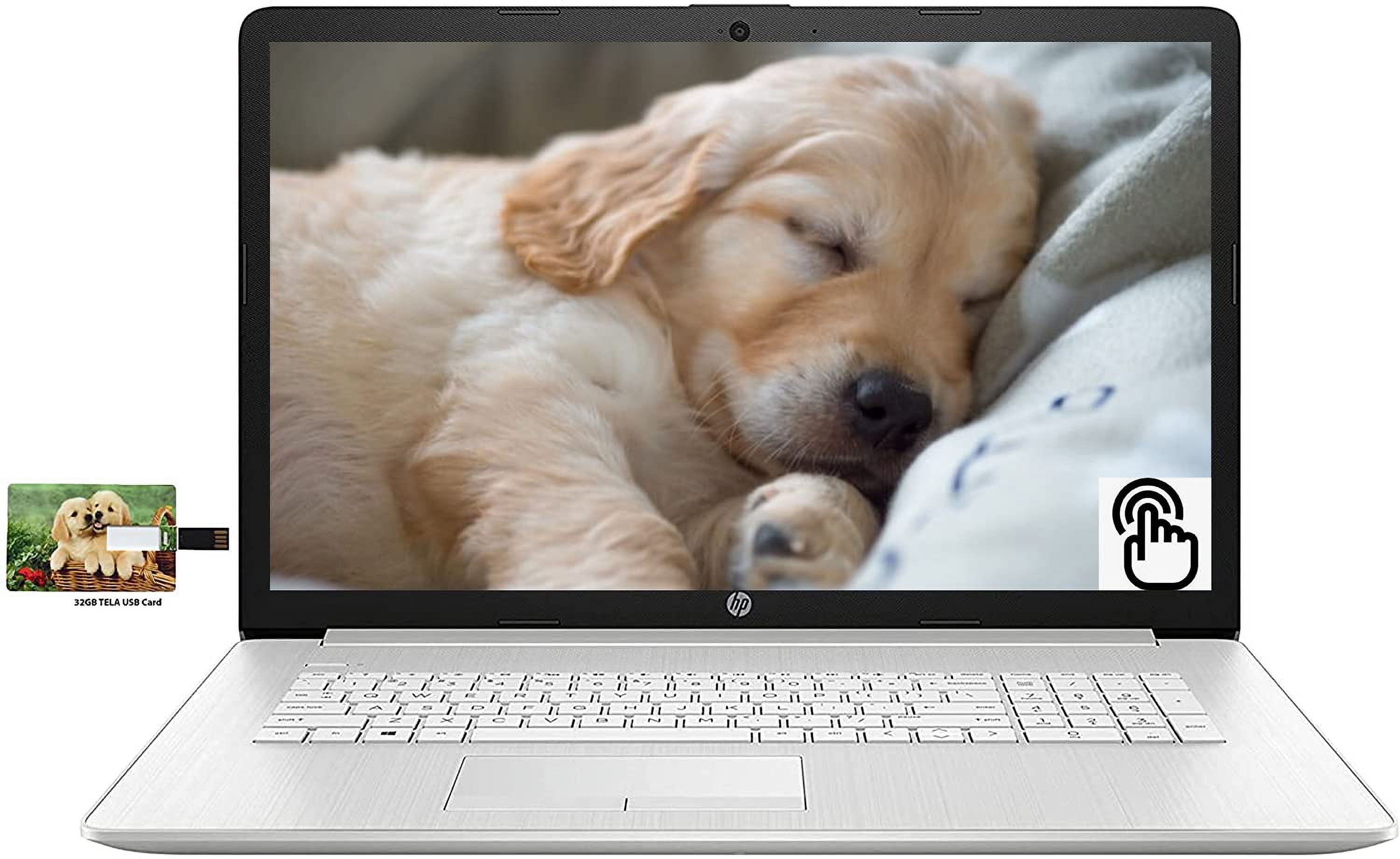 HP 17.3 Business Touchscreen Laptop, AMD Ryzen 5-5500U,12GB RAM,128GB ...