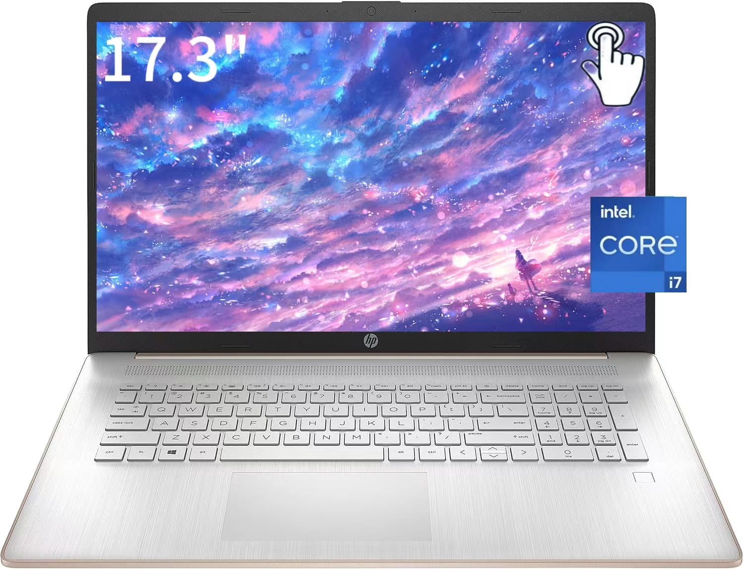 Newest HP Essential 17t 17.3" HD Touchscreen Laptop , Intel Core i7-1355U, 32GB RAM, 1TB SSD ...