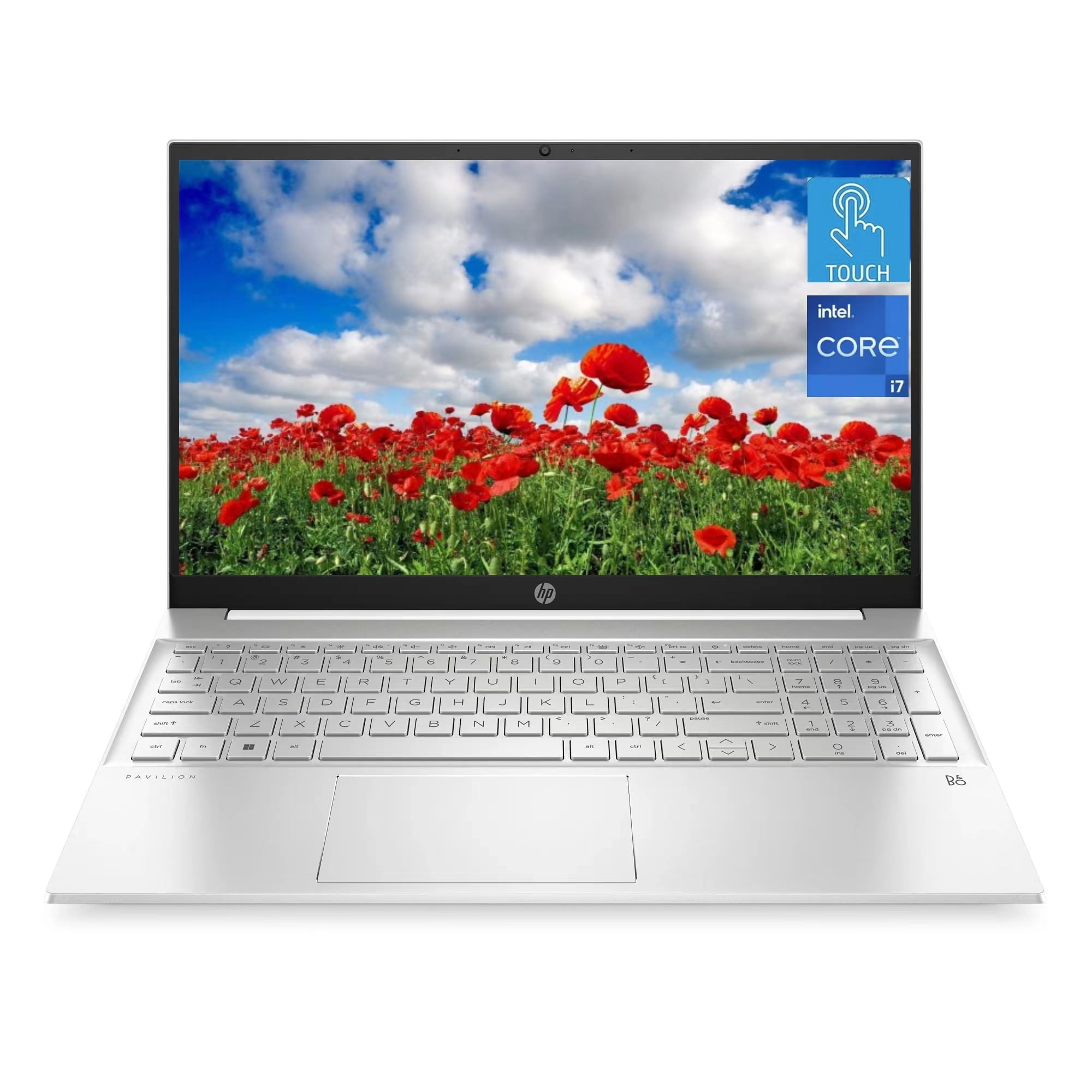 Newest HP Pavilion 15.6" FHD Touchscreen Laptop, 13th Gen Intel Core i7 ...