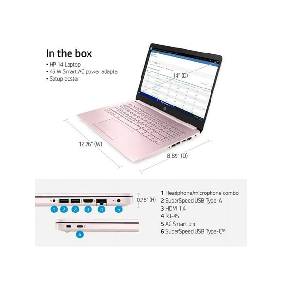 Pink Hp Stream Laptop