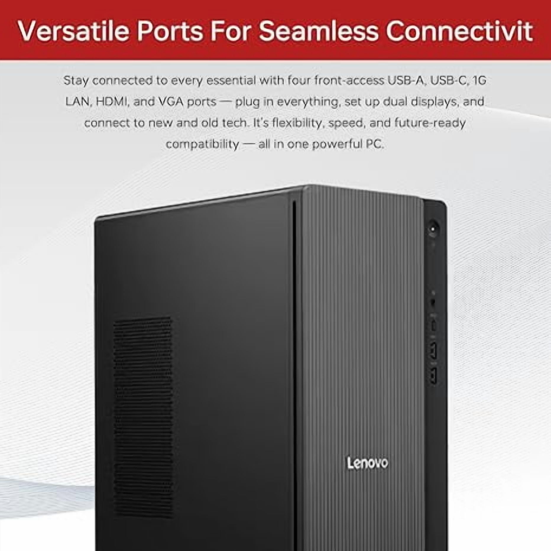 Newest Lenovo IdeaCentre Tower 17L Desktop Computer,Intel® Core™ Ultra ...