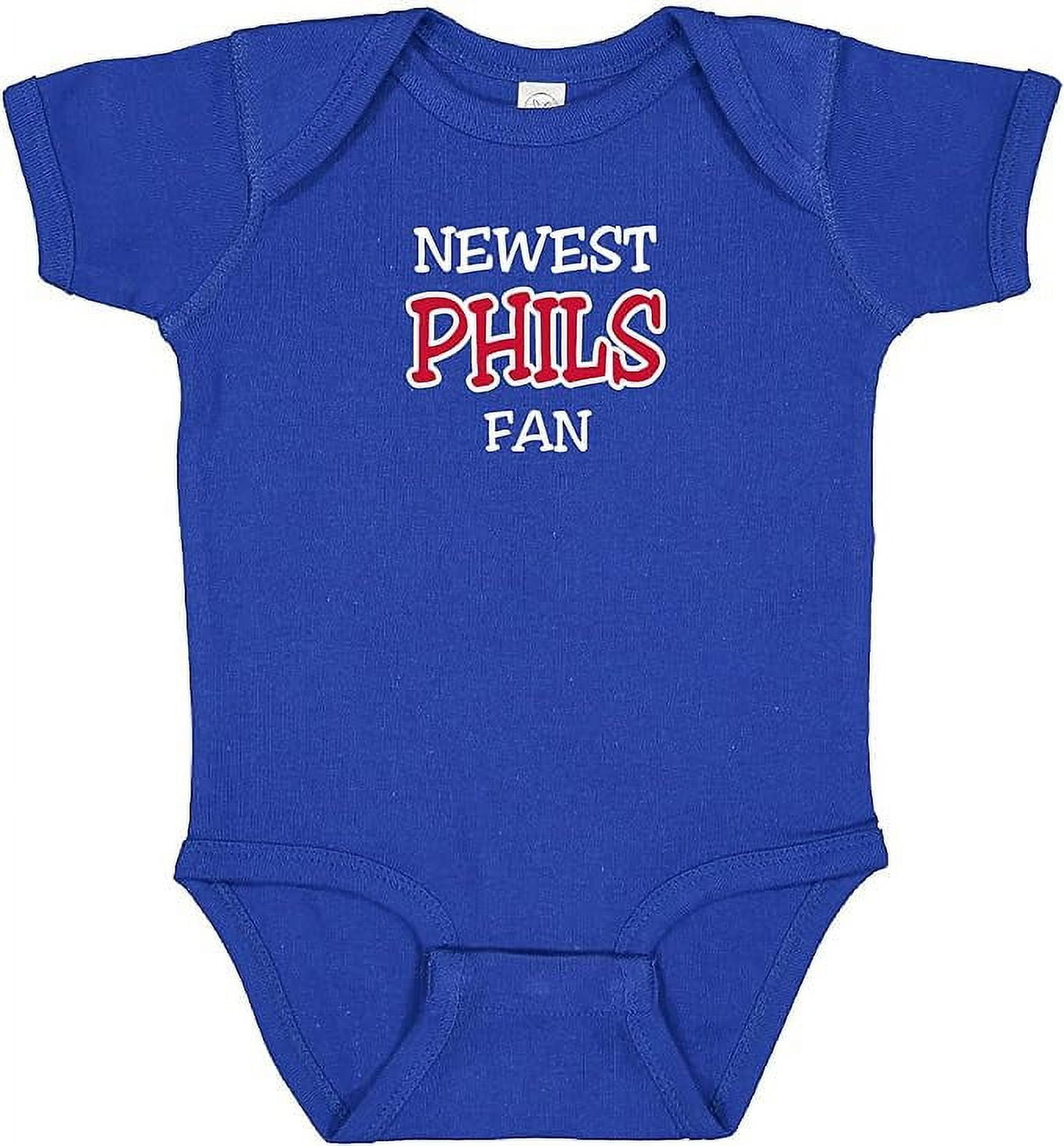 Newest Phillies Phils Fan Cute Baby Boy Outfit Basketball Bodysuit (12 ...