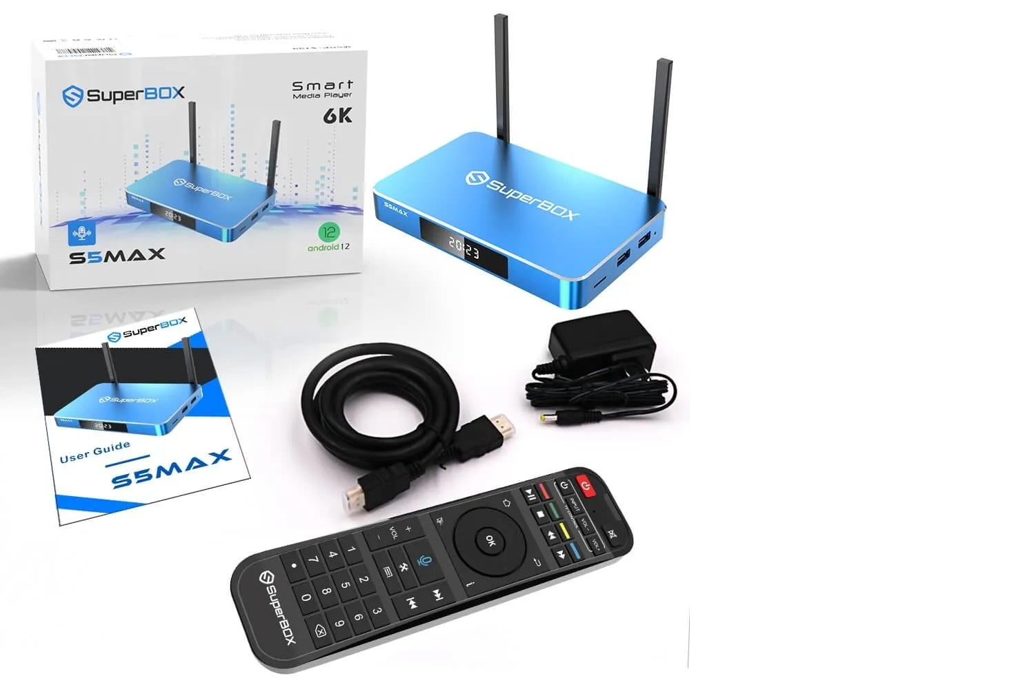 Newest SUPERBOX S5 MAX 2024 Release Super Android 12 Smart TV Box 6k ...