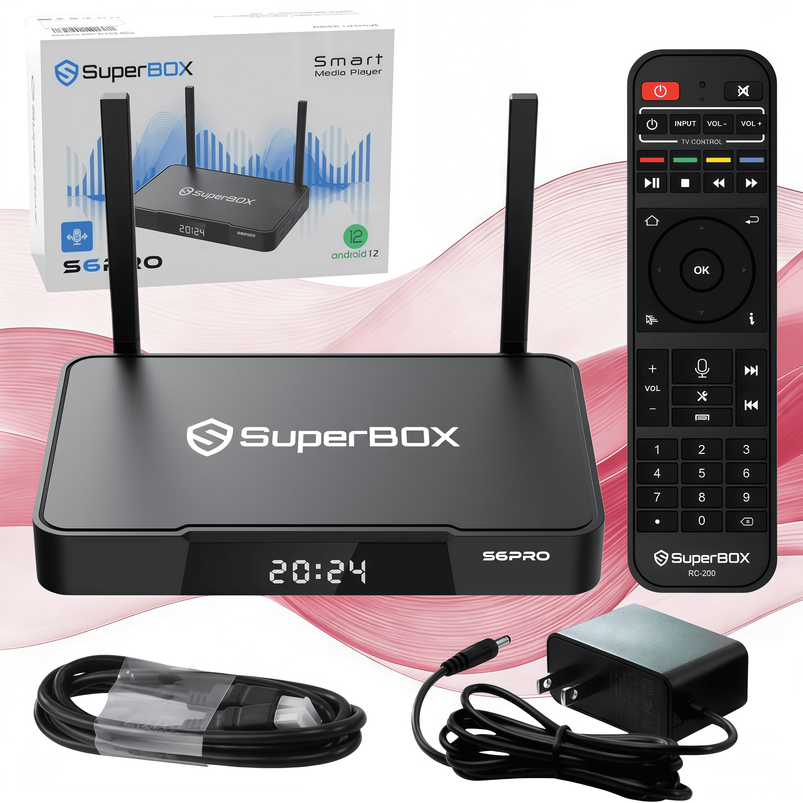 Newest SuperBox S6 Pro 2025 Fully Loaded,4G+32G Powerful Android TV Box ...