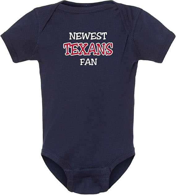 Newest Texans Fan Cute Baby Boy Outfit Football Bodysuit (Newborn ...