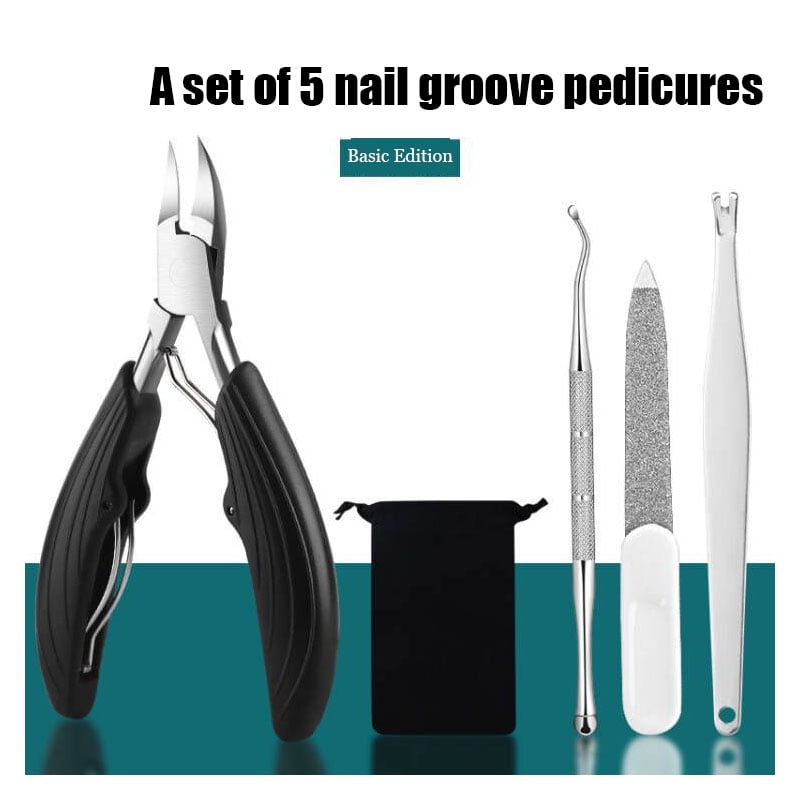 Newest Toe Nail Clippers Set Dead Skin Remove Nail Ingrown Nipper ...