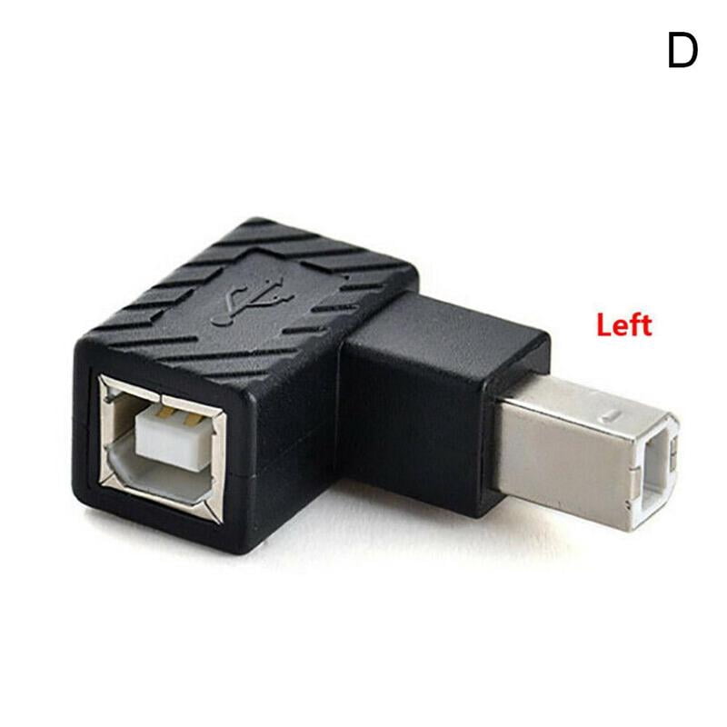 Newest Usb 2.0 Type B Print Port 90 Degree Converter Adapter Right ...