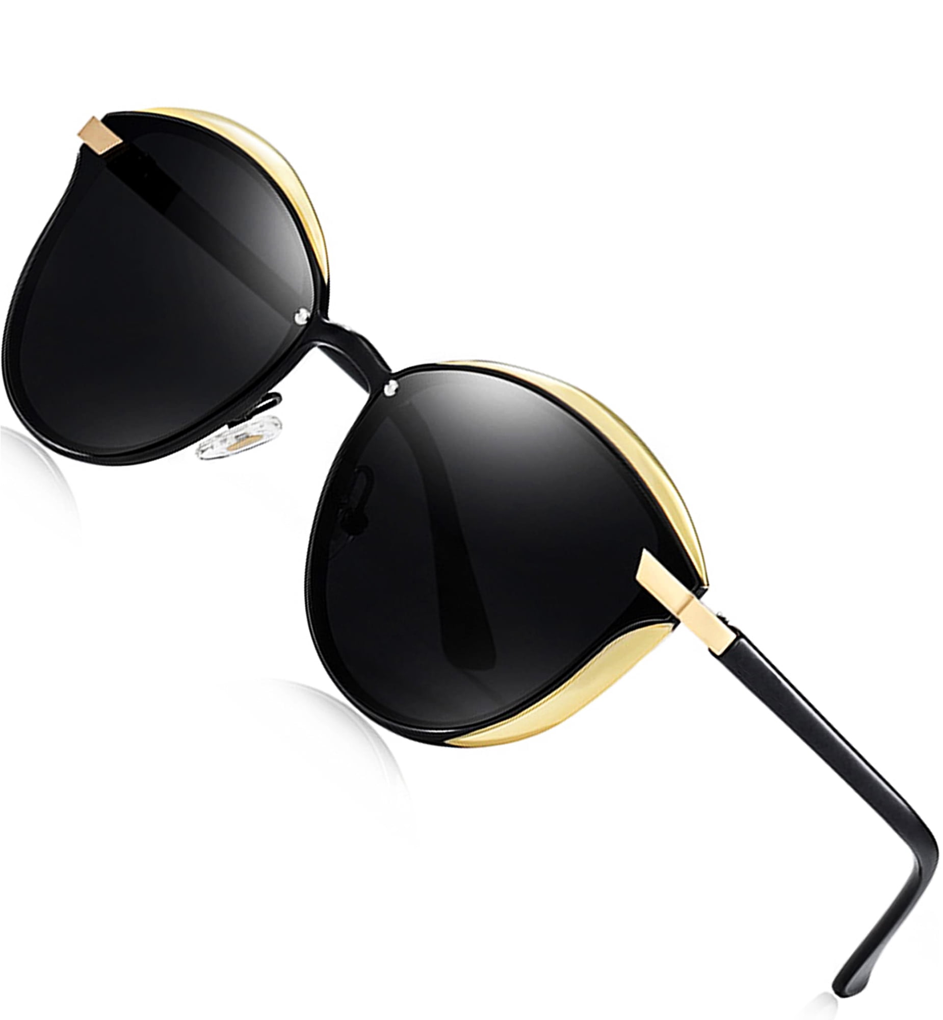 Muzpu Women's Oversized Polarized Sunglasses with UV400 Protection and ...