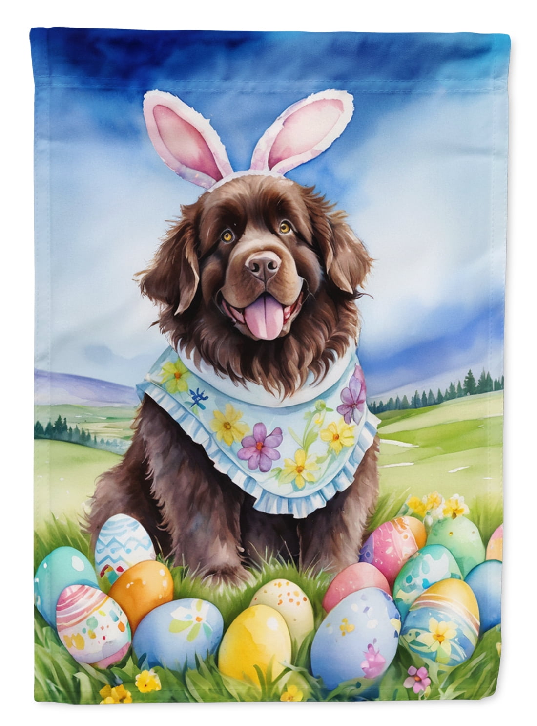Newfoundland Easter Egg Hunt House Flag 28 in x 40 in - Walmart.com