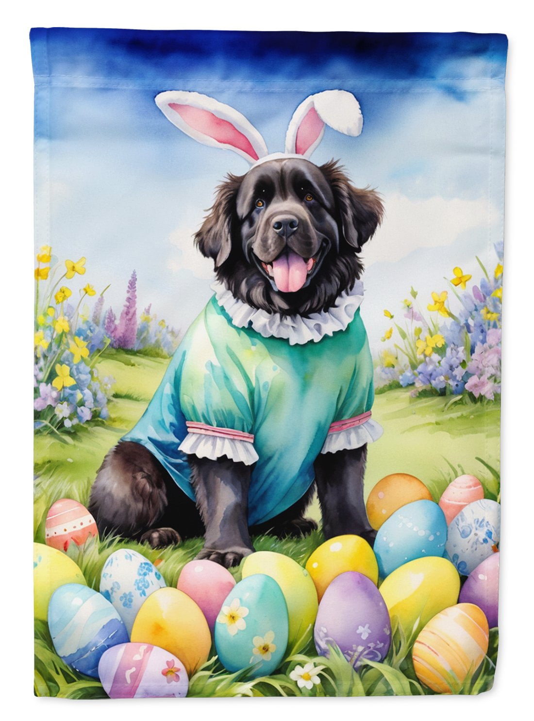 Newfoundland Easter Egg Hunt House Flag - Walmart.com