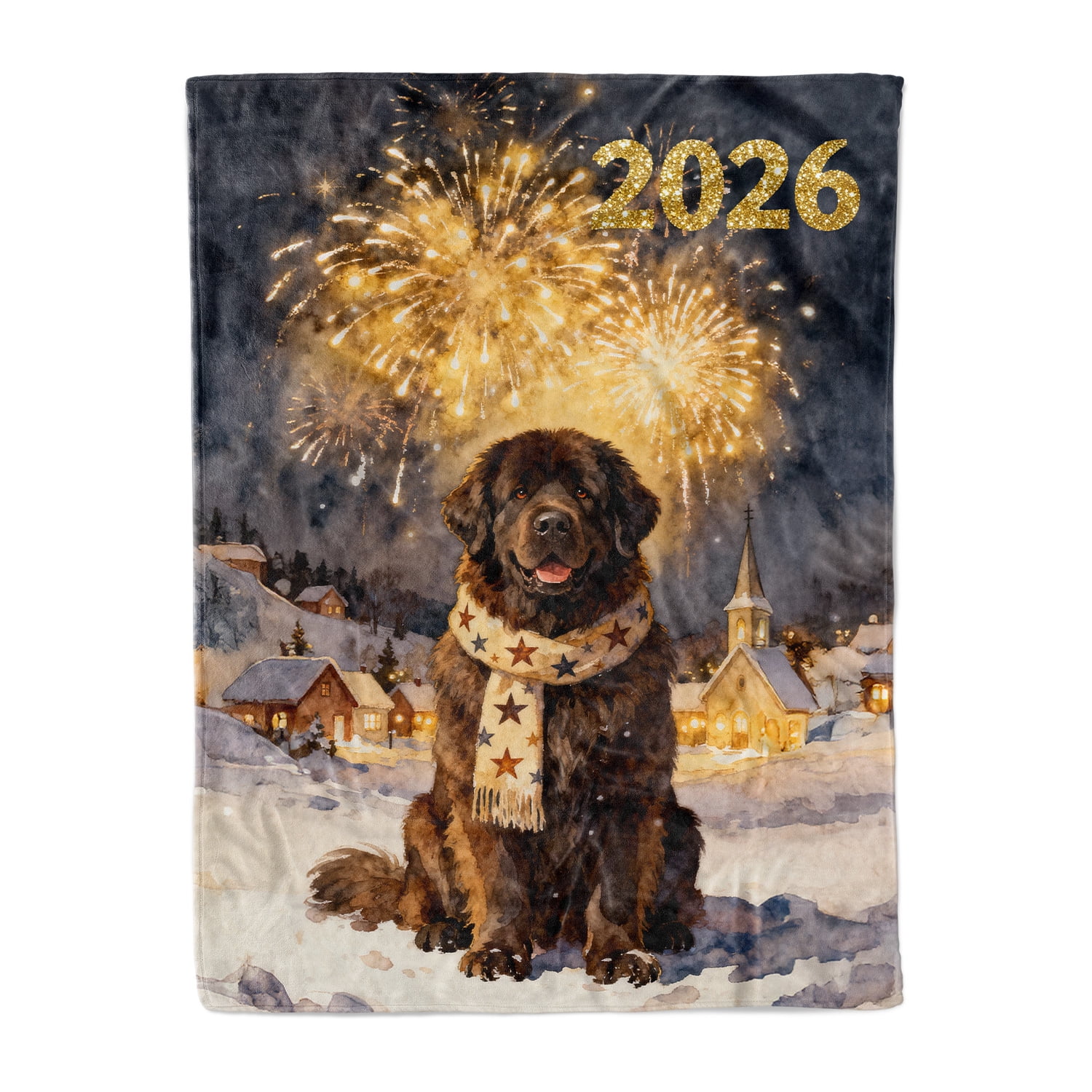 Newfoundland Happy New Year 2026 with Fireworks on New Year's Eve Cozy ...