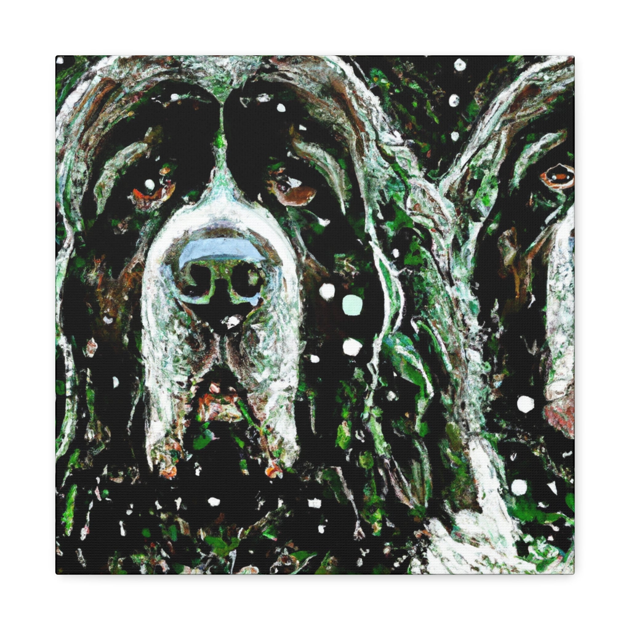 Newfoundland Pointillisme - Canvas - Walmart.com