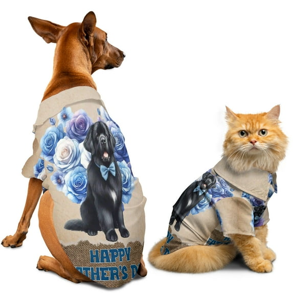 Newfoundland Proud Dad Happy Father's Day Hawaiian Summer Shirt for ...