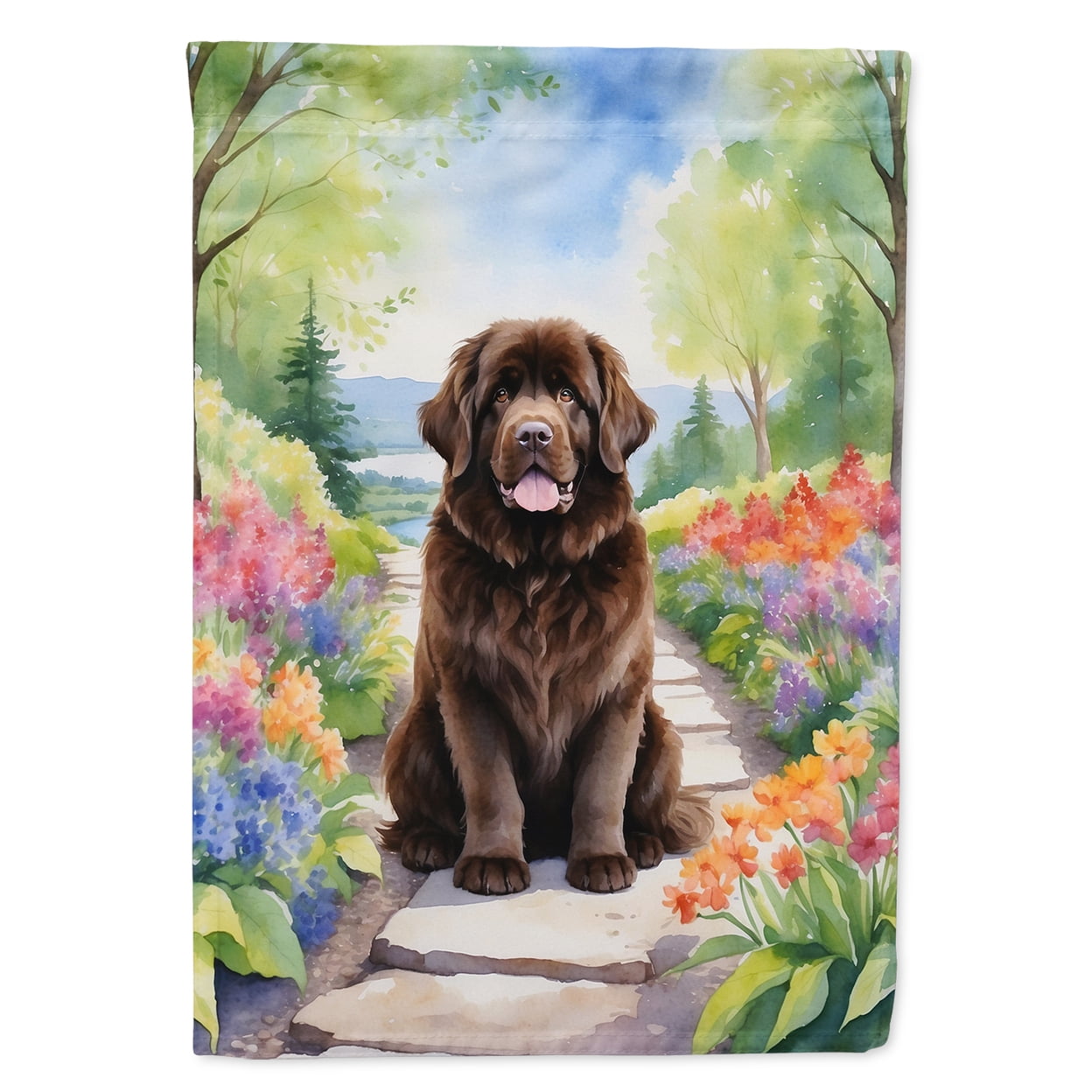 Newfoundland Spring Path House Flag 28 in x 40 in - Walmart.com