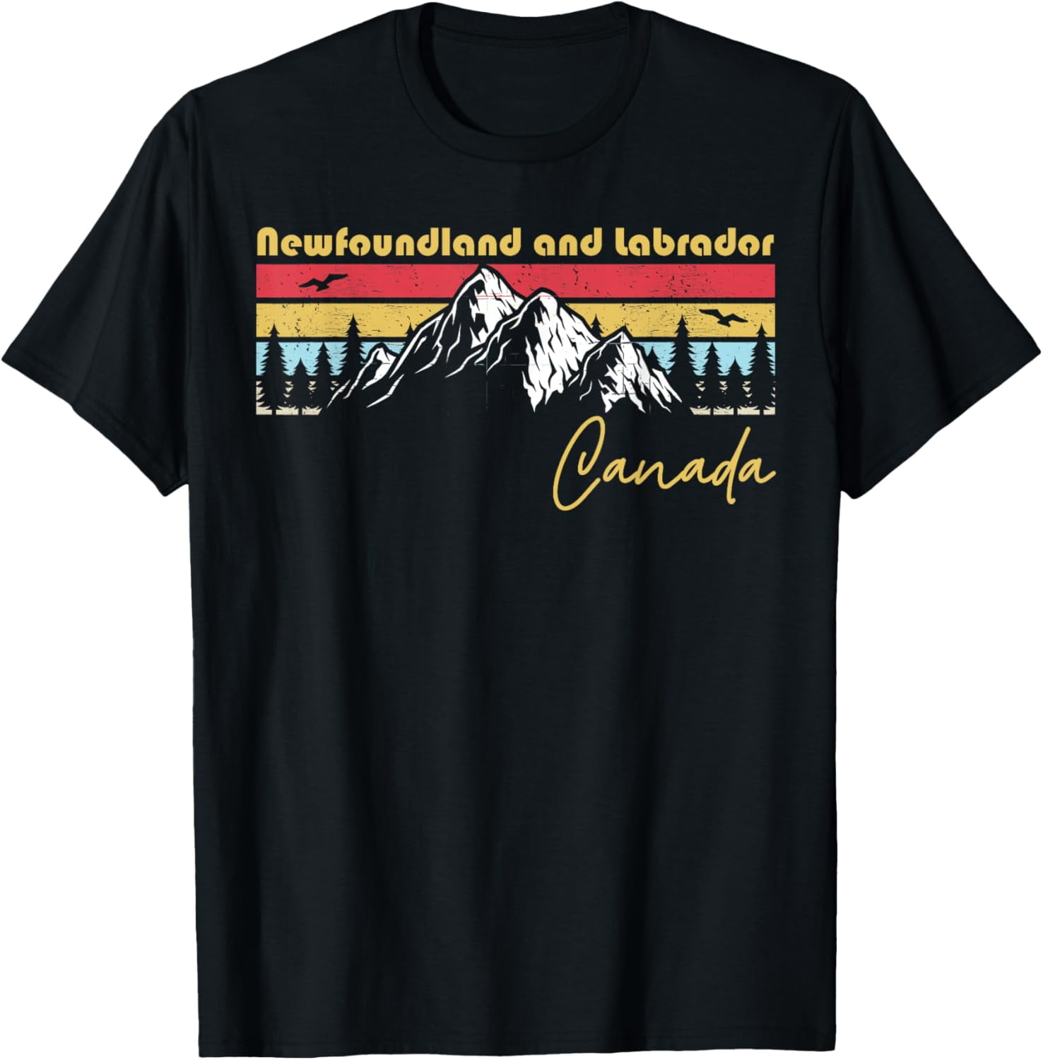 Newfoundland and Labrador Canada Roots Hometown Province T-Shirt ...
