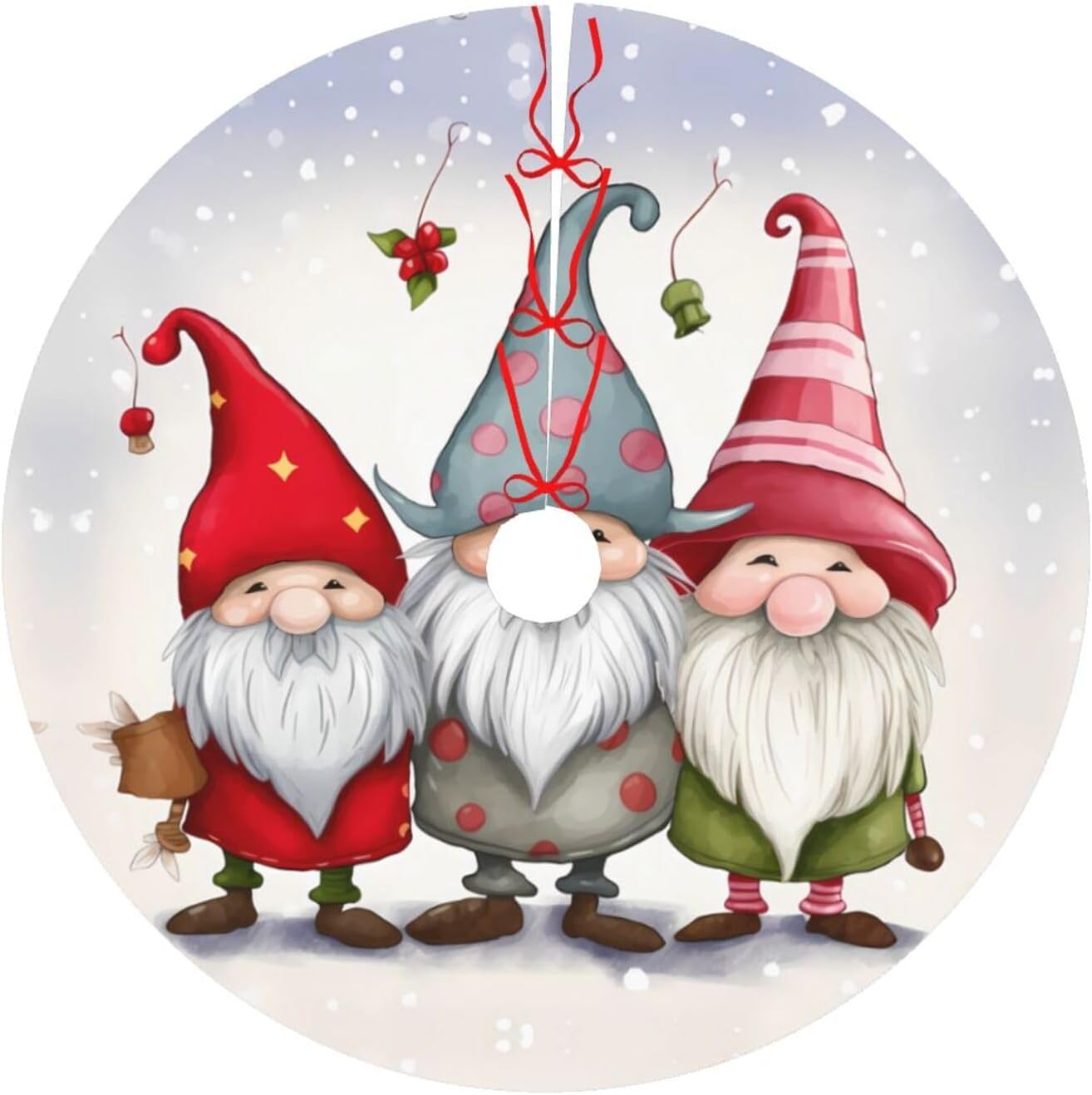 Newhomestyle Christmas Gnome Winter Snowman Christmas Tree Skirts 30 ...