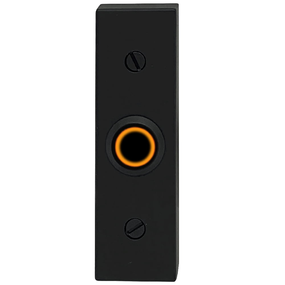 Newhouse Hardware Rectangular Lighted Wired Metal Doorbell Button in ...