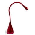 Newhouse Lighting 28 in. Gooseneck Red LED Desk Lamp with USB Charging ...