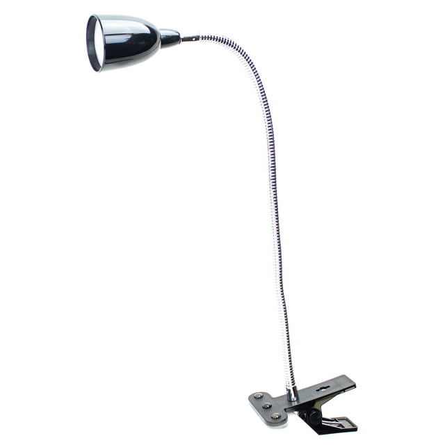 Newhouse Lighting 7" LED Flex Clip On Lamp, 3 Watts, Black - Walmart.com
