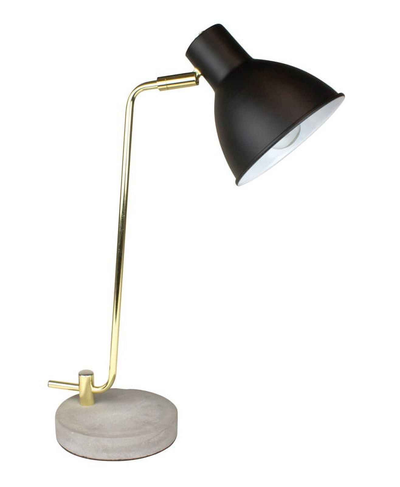 Newhouse Lighting Modern Table Lamp with LED Bulb Included - Black ...
