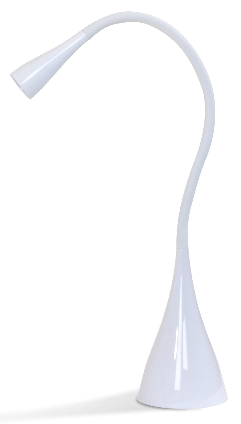 Newhouse Lighting NHGS-LED-WH 16" 3 Watt White LED Gooseneck Desk Lamp ...