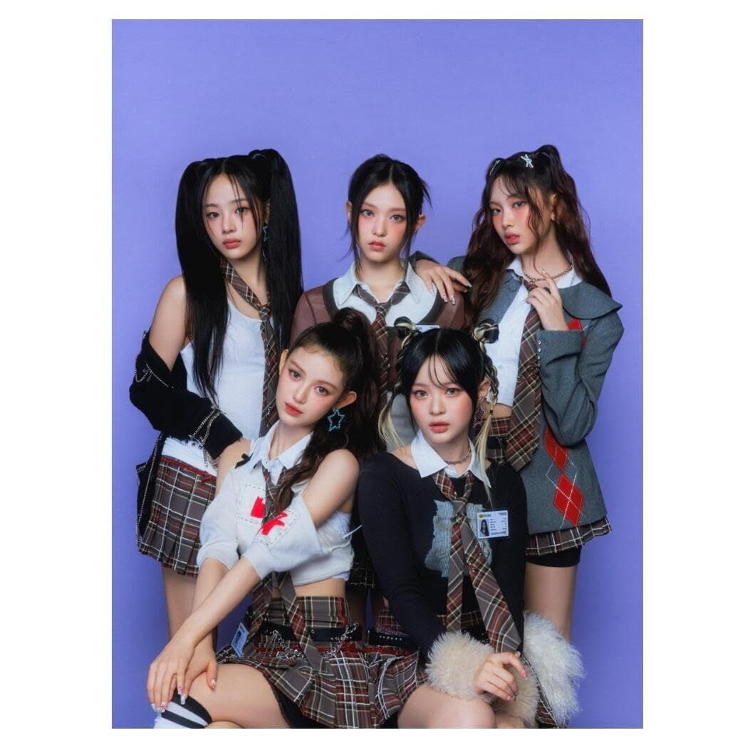 Newjeans Minji Hanni Danielle Haerin Hyein Music Poster K-Pop Home ...
