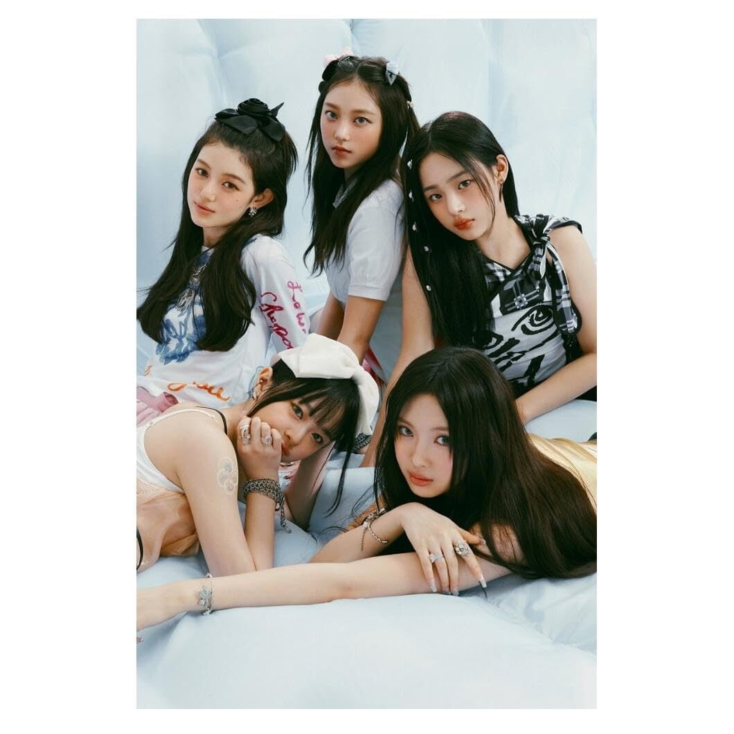 Newjeans Minji Hanni Danielle Haerin Hyein Music Poster K-Pop Home ...